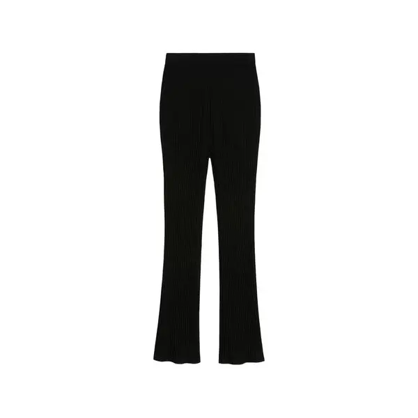 Max Mara Trousers Flared Trousers - Black
