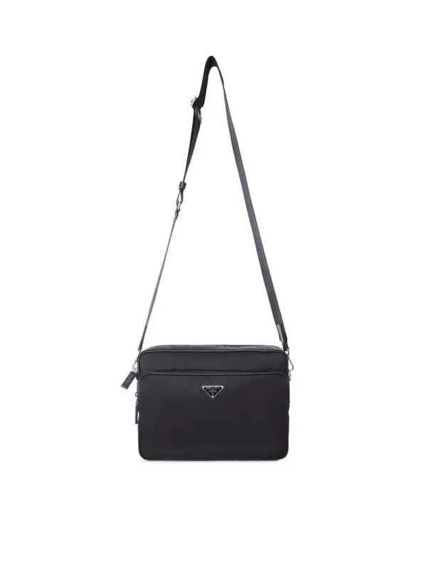Prada Re-nylon And Leather Shoulder Bag