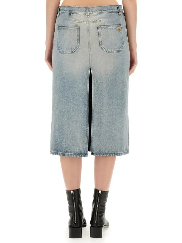 COURREGES Midi Skirt - Blue