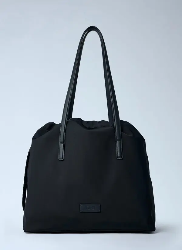 Moncler New Trick Drawstring Tote Bag - Black