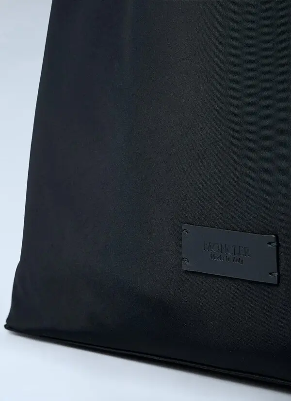 Moncler New Trick Drawstring Tote Bag - Black