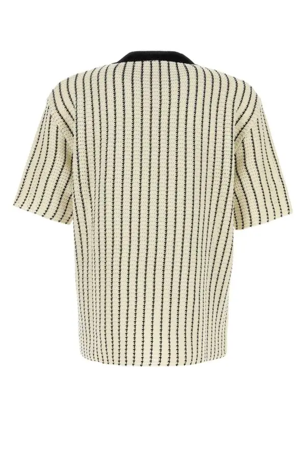 JIL SANDER Embroidered Crochet T-shirt