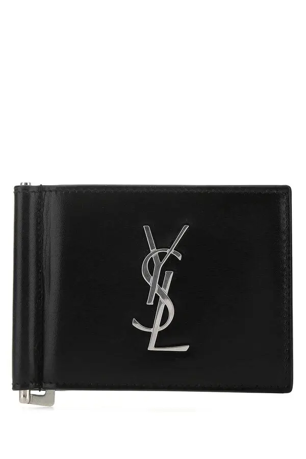 Saint Laurent Leather Card Holder