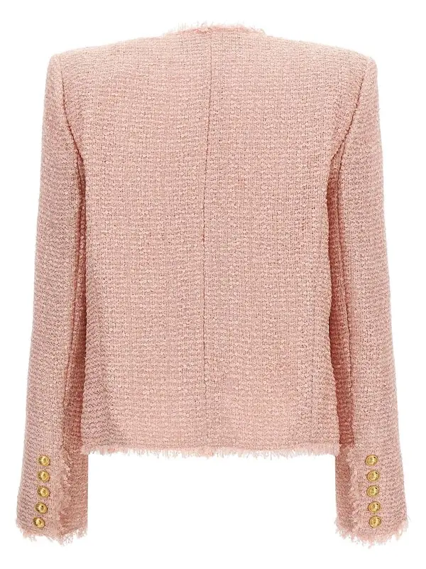 Balmain Sequin Tweed Blazer