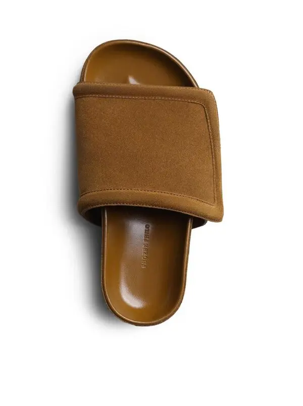 Phoebe Philo Suede Slides - Multicolor