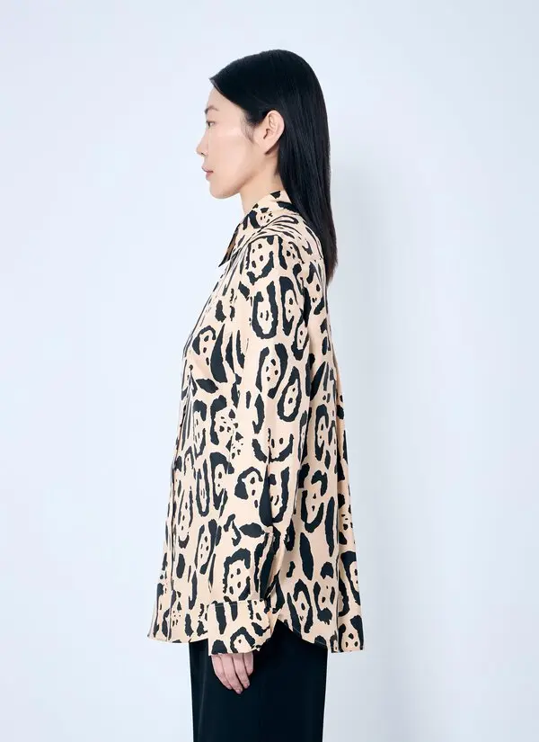 Sportmax Animal-print Shirt - Cream