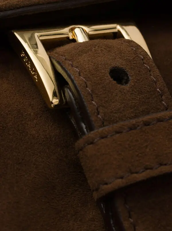 Prada Explore Medium Suede Shoulder Bag