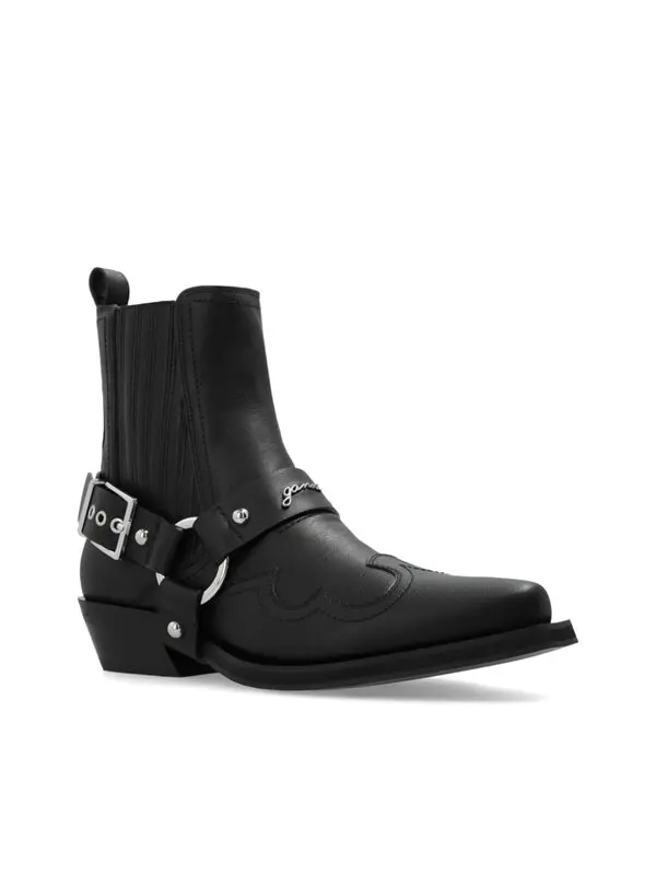 GANNI Chelsea Western Boots