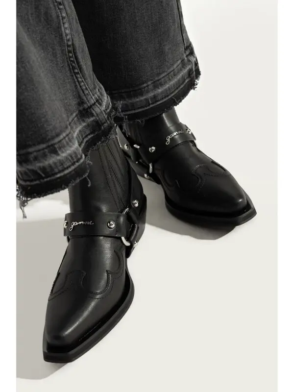 GANNI Chelsea Western Boots