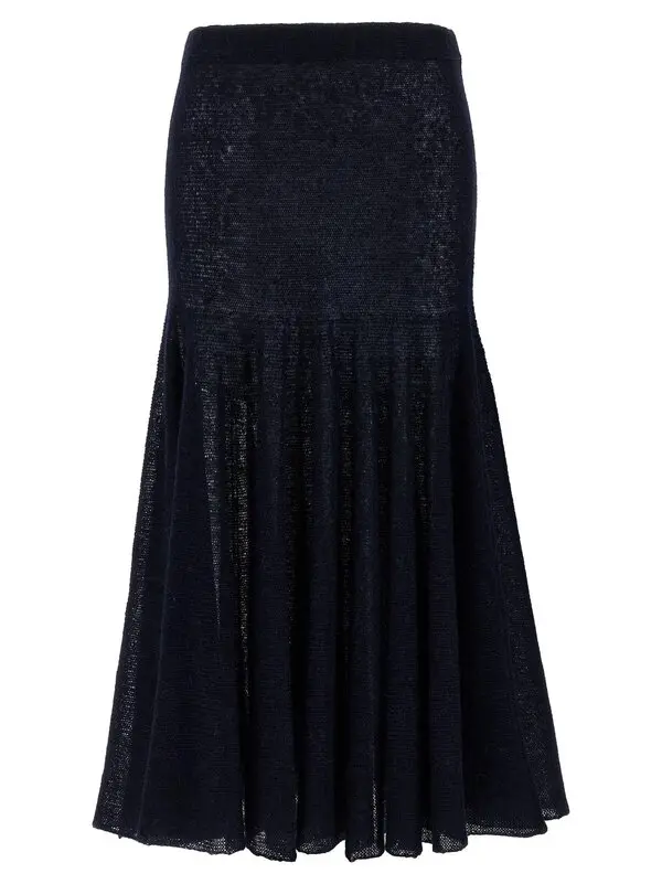 Magda Butrym Pf25 Knitwear 16 Skirt' Skirt - Blue