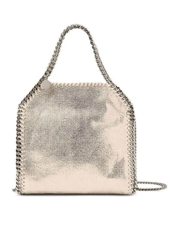 Stella McCartney Metallic Falabella Mini Tote Bag - Pink
