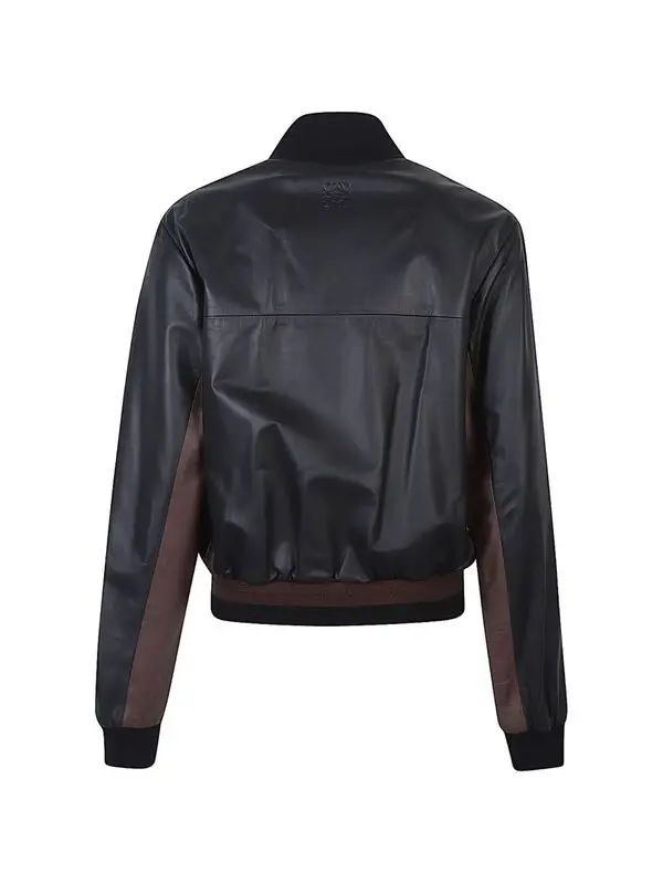 Loewe Leather Cropped Jacket