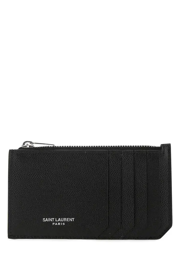 Saint Laurent Leather Card Holder