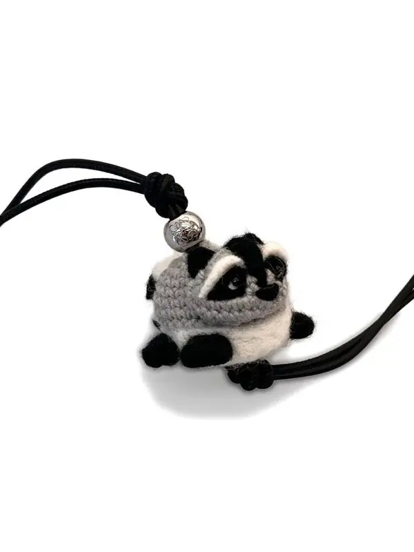 Loewe Raccoon Felt Charm