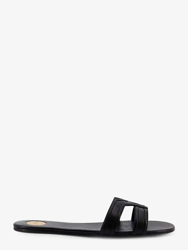 Saint Laurent Mabrouka Leather Sandals - Multicolor