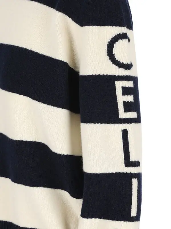 Celine Striped Wool Sweater