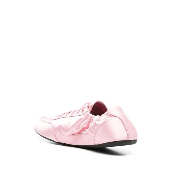 Prada Gathered Detail Shoes - Pink
