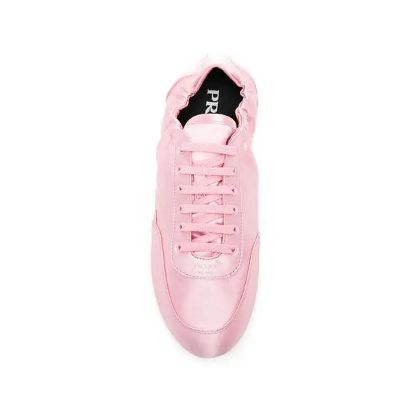 Prada Gathered Detail Shoes - Pink
