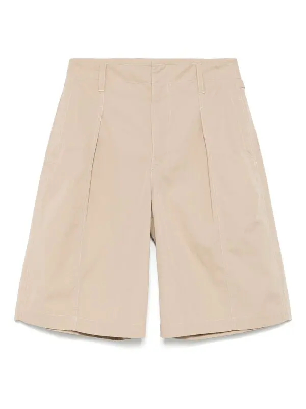 LEMAIRE Cotton Bermuda Trousers - Multicolor