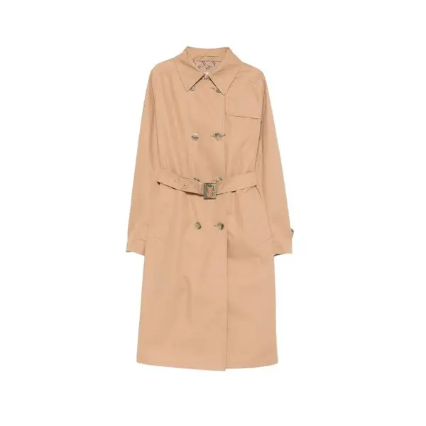 Herno Neutrals Coats Double Breasted & Peacoats