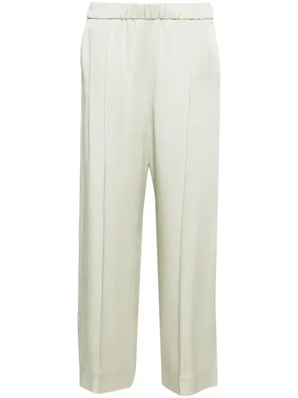 JIL SANDER Wide-leg Satin Trousers - Multicolor