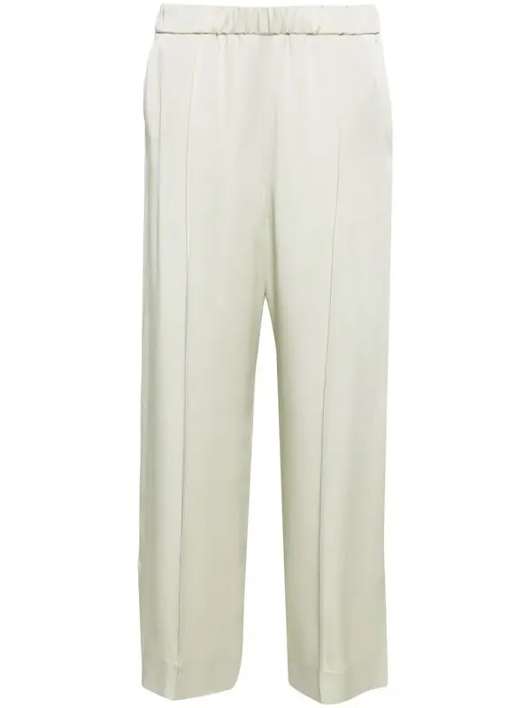 JIL SANDER Wide-leg Satin Trousers - Multicolor