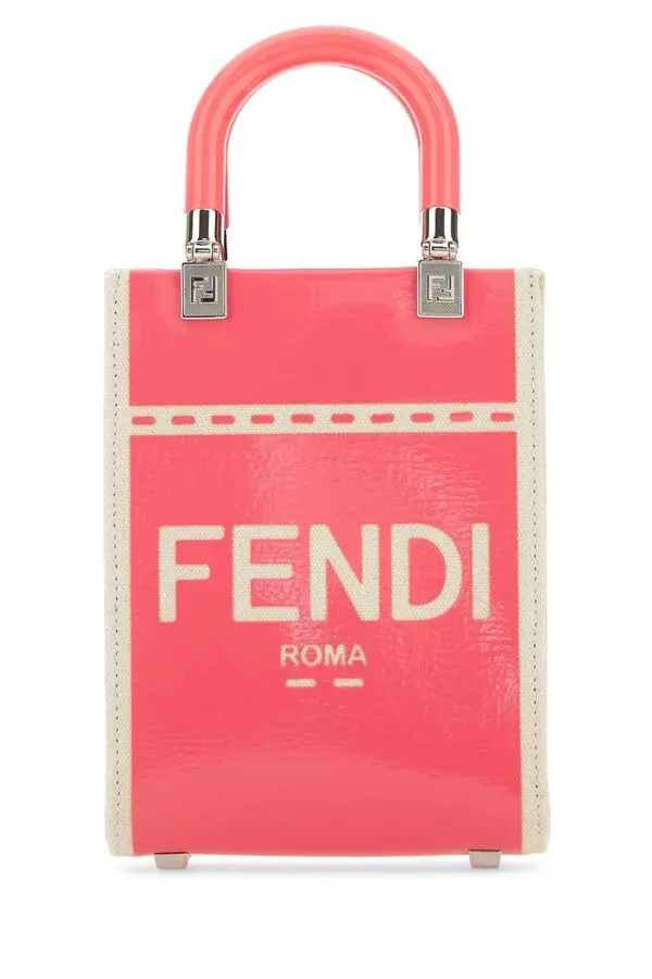 Fendi Two-tone Canvas Mini Sunshine Handbag - Multicolor