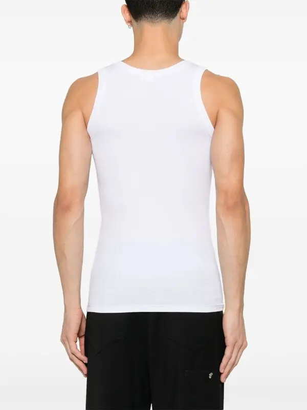 Alexander McQueen Skull Cotton Tank Top