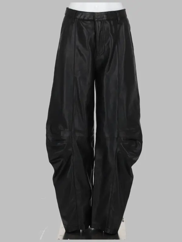 ROTATE BY BIRGER CHRISTENSEN Pantalone Cargo In Pelle