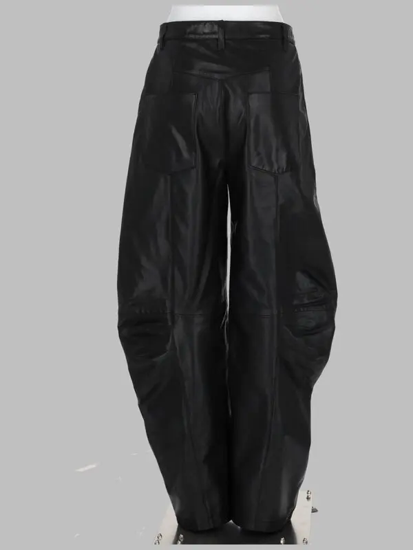 ROTATE BY BIRGER CHRISTENSEN Pantalone Cargo In Pelle