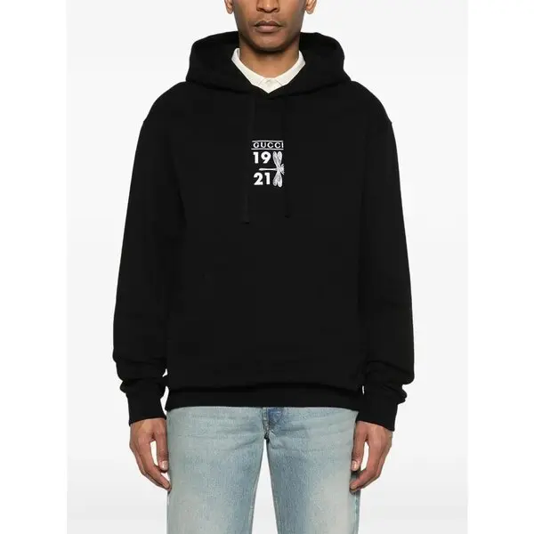 Gucci Graphic Print Hooded Sweatshirt