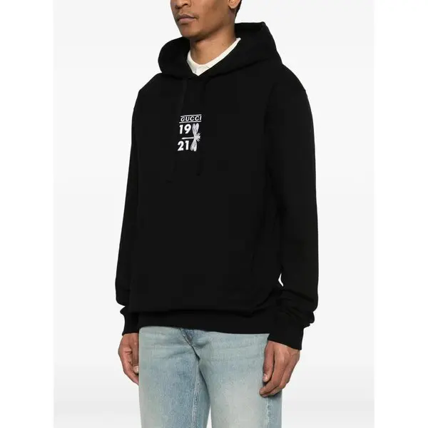 Gucci Graphic Print Hooded Sweatshirt
