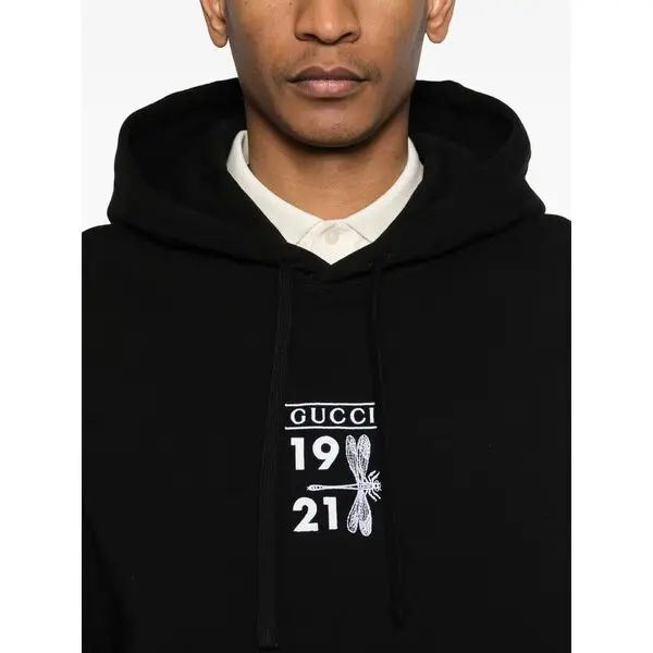 Gucci Graphic Print Hooded Sweatshirt