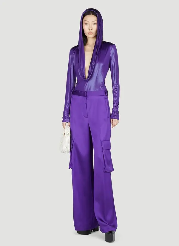 Versace Satin Cargo Pants