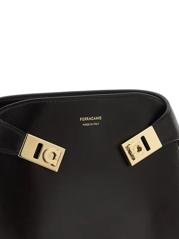 FERRAGAMO Hug Bb S’ Belt Bag - Brown