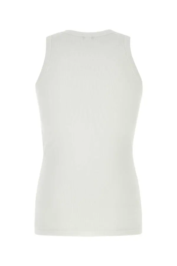 Alexander McQueen Stretch Cotton Tank Top