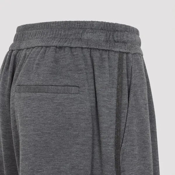 Brunello Cucinelli Cotton Pants - Gray