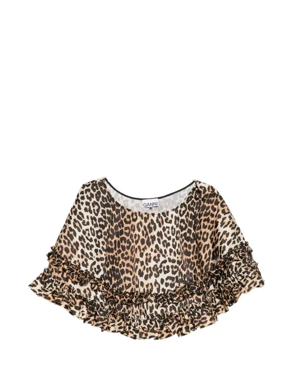 GANNI Nylon Mini Skirt - Multicolor