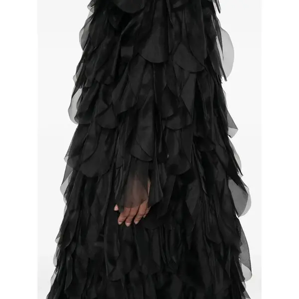 Max Mara Oversized Silk Coat - Black