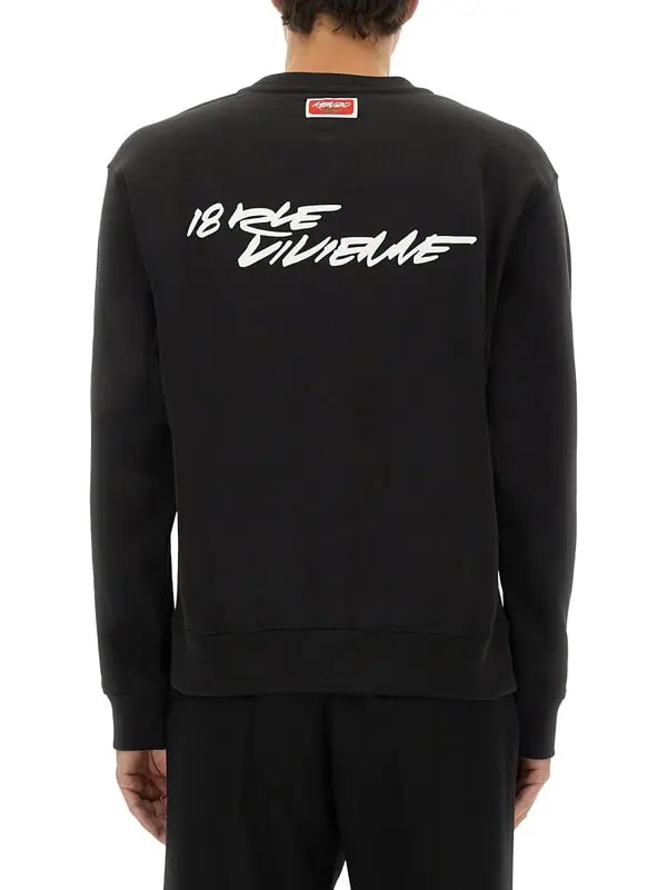 Kenzo Cotton Sweatshirt X Futura 2000