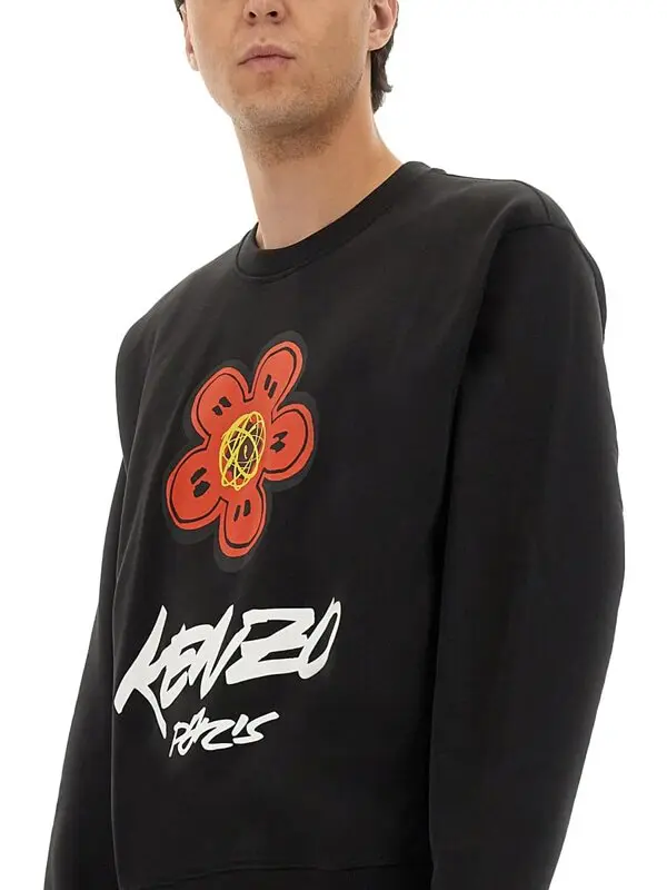 Kenzo Cotton Sweatshirt X Futura 2000