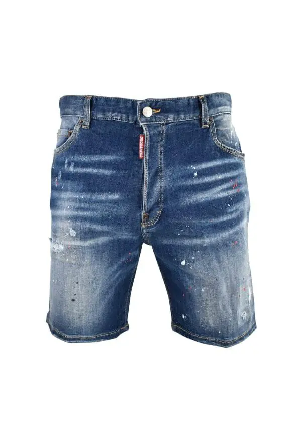 Dsquared2 Denim Shorts - Blue