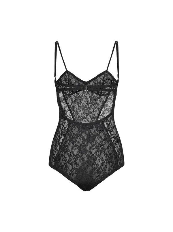 Attico Stretch Lace Bodysuit