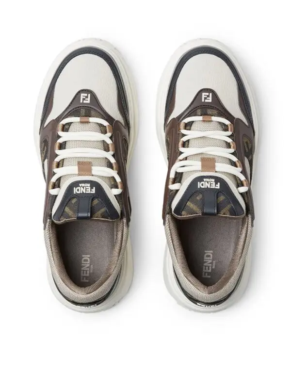 Fendi Force Leather Sneakers
