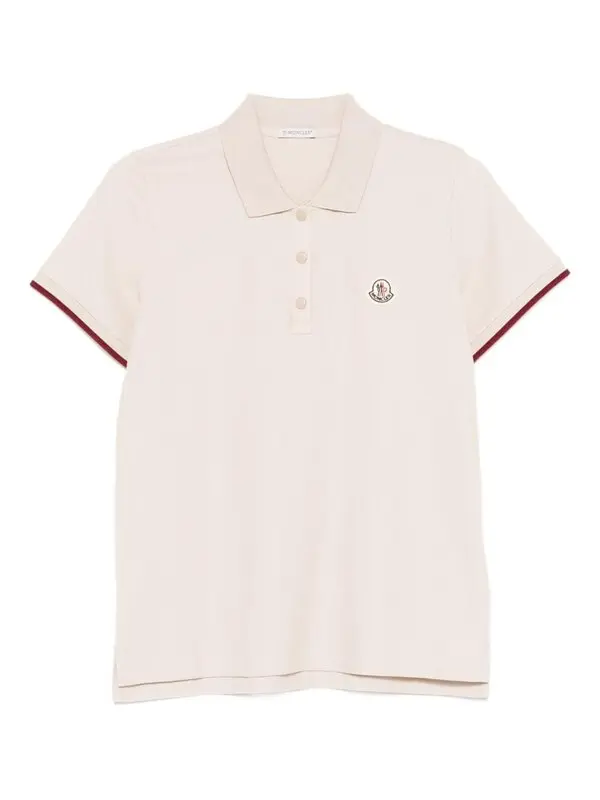 Moncler Logo Cotton Polo Shirt