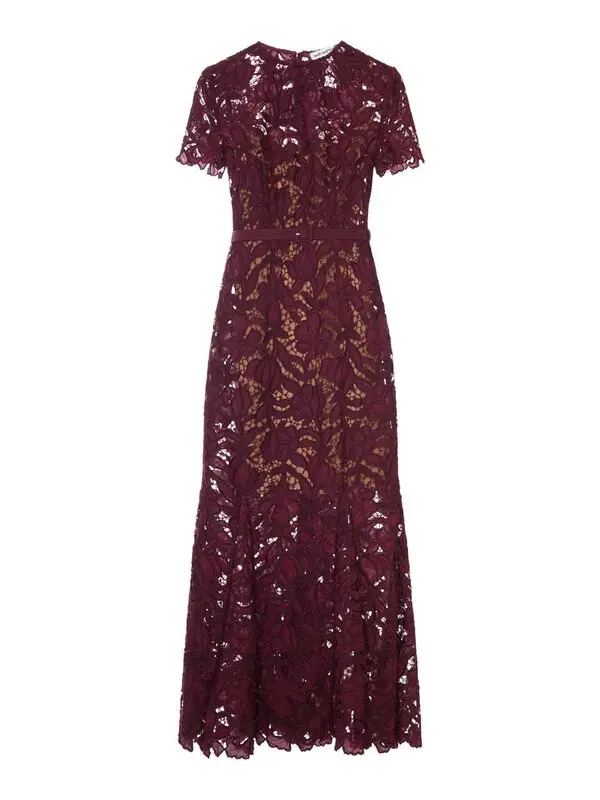 SELF-PORTRAIT Midi Lace Dress
