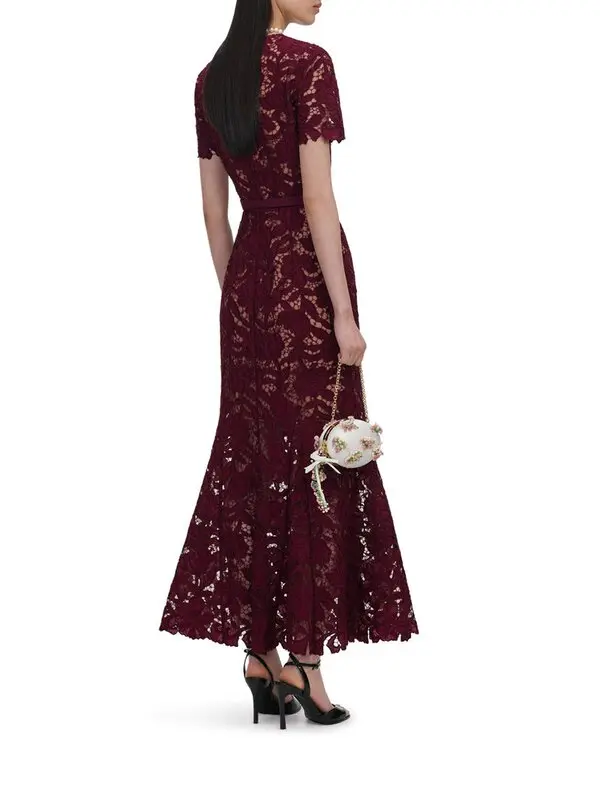 SELF-PORTRAIT Midi Lace Dress