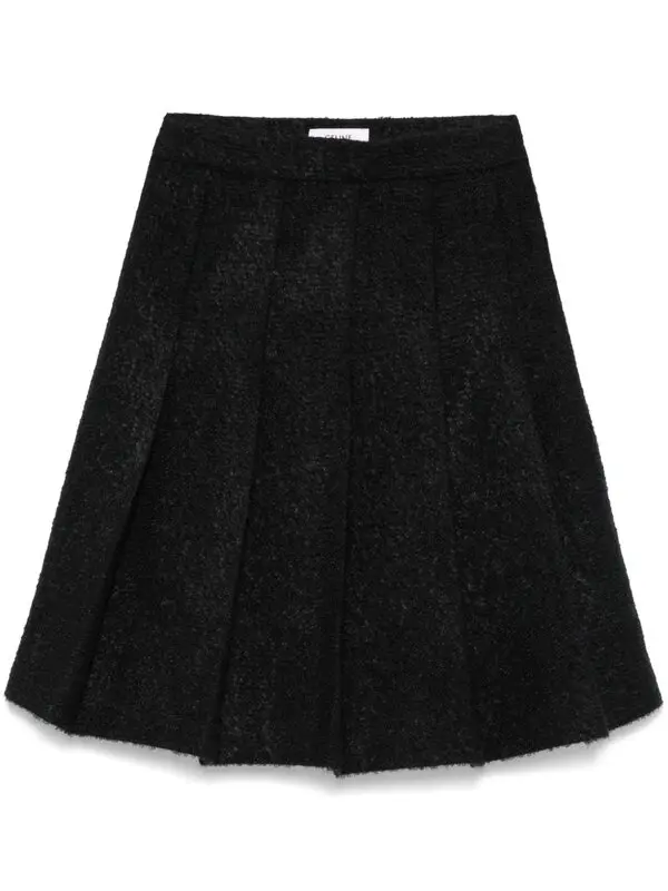 Celine Wool Pleated Skirt