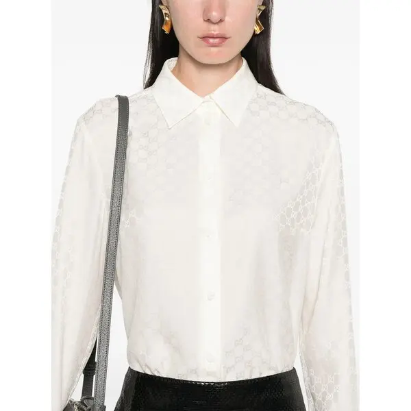 Gucci Neutrals Tops Shirts