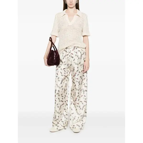 Gucci Straight Trousers - Cream